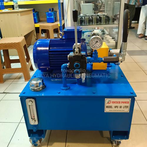 Jual Hydraulic Power Pack 60 Liter Manual Control Double Acting ...