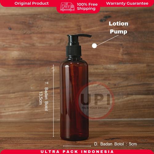 Jual BOTOL PUMP 250ML BOTOL PET BR 250ML AMBER & LOTION PUMP HITAM - Kota Tangerang - ULTRA PACK ...