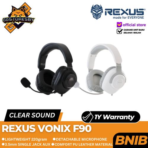 Jual REXUS VONIX F90 Gaming Headset - BLACK - Kota Surabaya ...