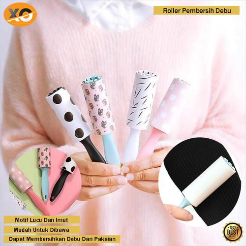 Jual Roller Pembersih Pakaian Debu Bulu Kucing Sticky Lint Roll Lucu ...