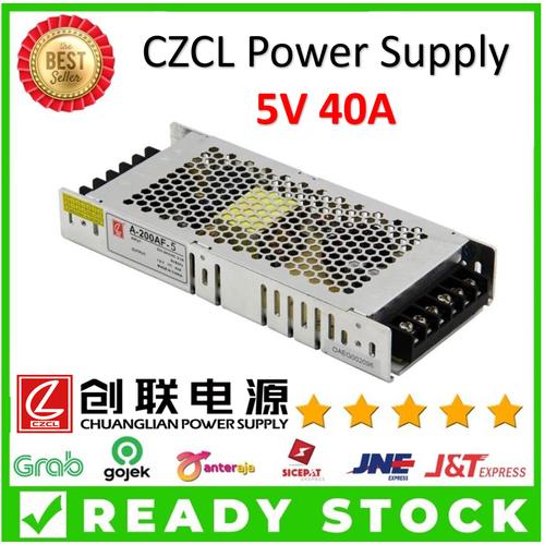 Jual CZCL Slim Switching Power Supply LED PSU Tipis 5V 40A 5 Volt 40 Ampere - Jakarta Selatan ...