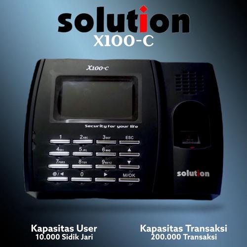 Promo Mesin Absensi Fingerprint Solution X100C X-100C X 100 C - Kota ...