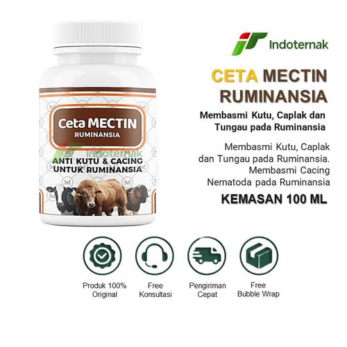 Jual Ceta Mectin - Obat Gudik, Kutu, Caplak, Tungau pada Sapi Kambing ...