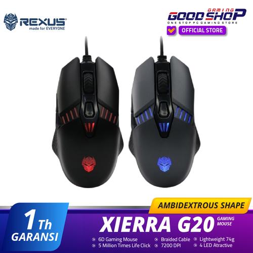 Jual Rexus Mouse Gaming Xierra G20 - Abu-abu - Jakarta Pusat ...