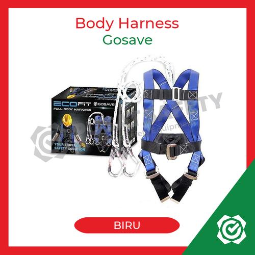 Jual Full Body Harness Double Big Hook Eco Fit GoSave - Ecofit Biru ...