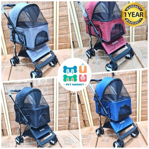 Jual Stroller Kereta dorong Anjing Kucing Tas Pet Cargo Anabul 2in1 ...