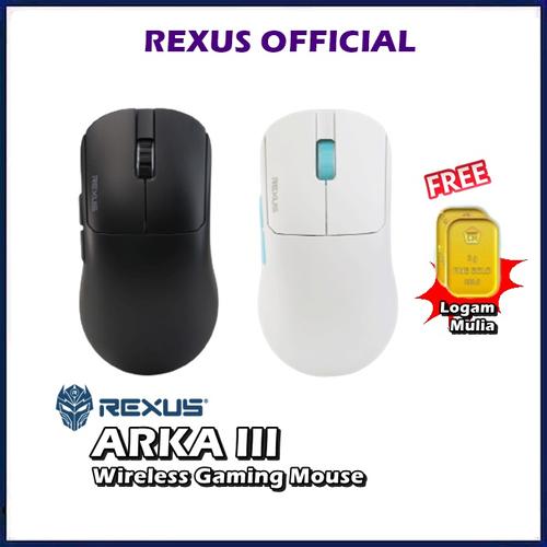 Jual Rexus ARKA III RX-112 Wireless Gaming Mouse ARKA 3 RX112 ...