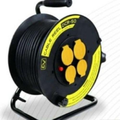 Jual DV Cable Reel 25m 50m / Kabel Roll dengan IP44 dan 4 Stop Kontak ...