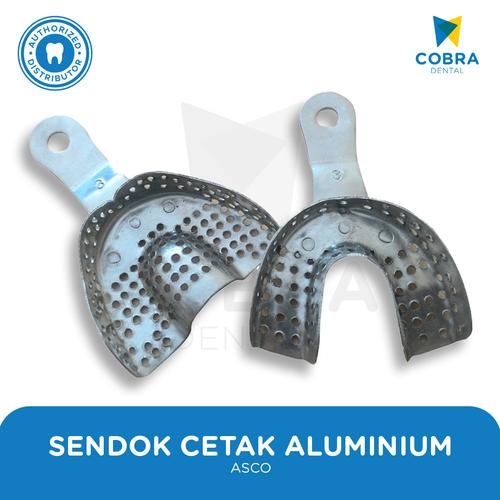 Jual Dental Instrument Sendok Cetak ASCO Aluminium GTS/bergigi - GTS#1 ...