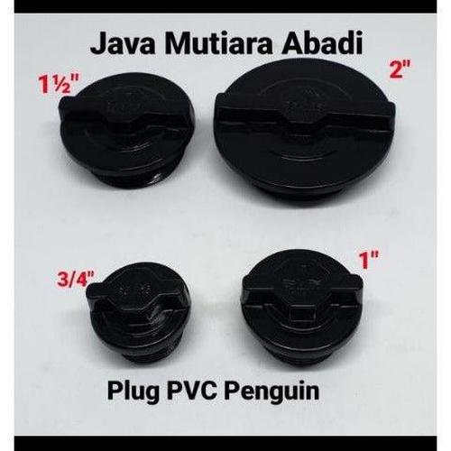Jual Plug/Penutup/Dop drat luar PVC 3/4 inch Penutup Sambungan Pipa ...