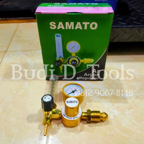 Jual Ar Argon Regulator Las Original Samato 350 Psi Tabung Oksigen ...