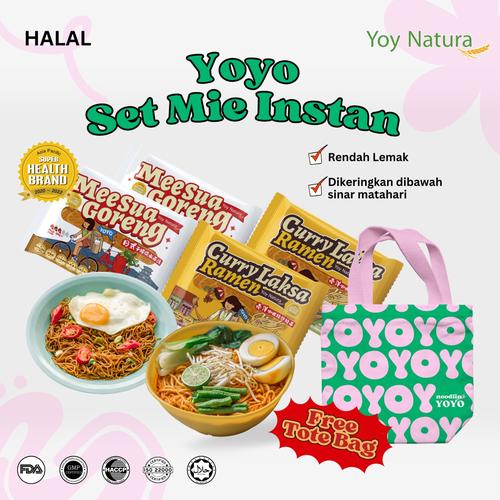 Jual 4 packs Yoyo Bundle Curry Laksa Ramen & Mee Sua Goreng FREE ...
