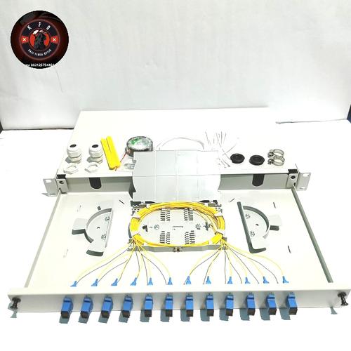 Jual otb 12 core rackmount lengkap pigtail adapter SC UPC - Jakarta ...