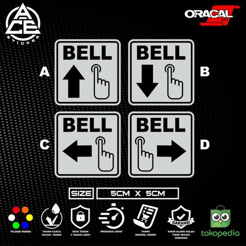 Jual Cutting Sticker Bell Kecil Stiker Pagar Rumah - A. Bell Atas ...