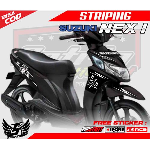 Jual STRIPING VARIASI SUZUKI NEX 1 MEDUSA STYLE / STICKER LIST SUZUKI ...