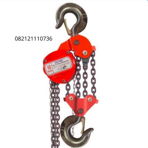 Jual Katrol / Chain Block / Takel 10 Ton x 6 Meter DUTEC - 10 TON 6 ...