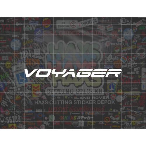Jual Cutting Sticker Voyager Ukuran 10 cm Untuk Motor Mobil - Kota ...