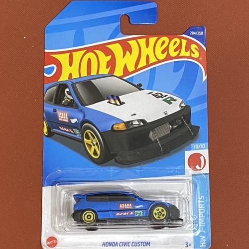 Jual HOT WHEELS HONDA CIVIC CUSTOM BIRU BLUE HW J-IMPORTS JDM ASADA ...