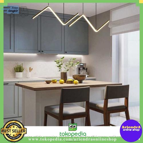 Jual Lampu Kamar Ruangan Gantung Hias Nordic Zig-Zag 3 in 1 Color - Jakarta Barat - ariendra ...