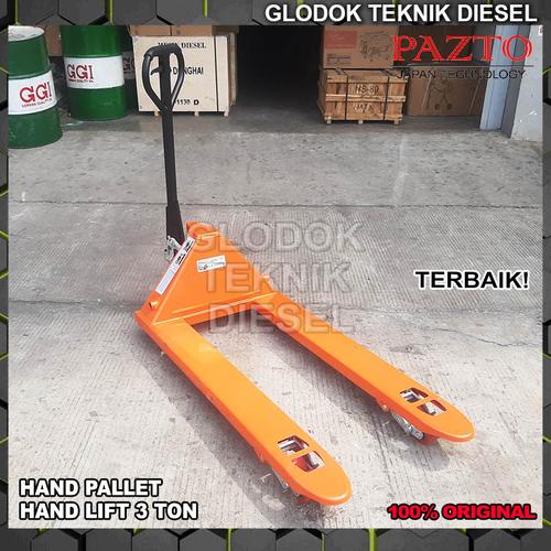 Jual Pazto HandPallet 3 Ton 3000 Kg Handlift Hand Pallet Lift Stacker ...