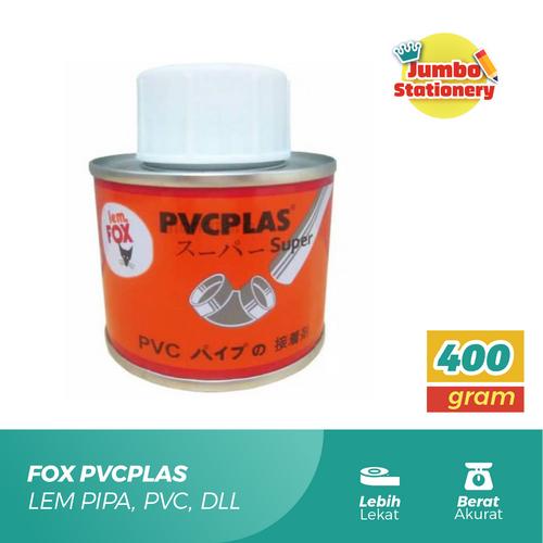 Promo Lem Fox PVCPlas Kaleng 400 gram Lem Pipa Lem PVC - 400 GRAM ...