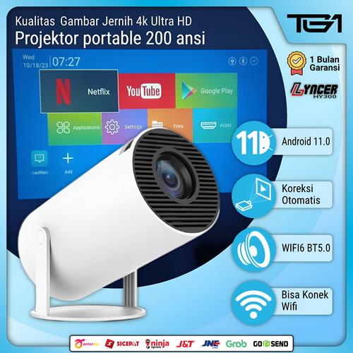 Jual BEST Infocus Projector 4K Lyncer Wifi Wireless Proyektor Infokus ...