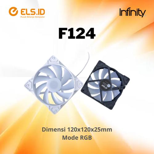 Jual Fan Case Enlight Infinity F124 RGB 120x120x25 - WHITE - Kab ...