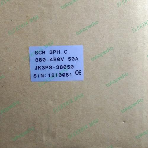Jual JAKI THYRISTOR POWER REGULATOR SCR 3PHC JK3PS-38050. 380-480V 50A ...