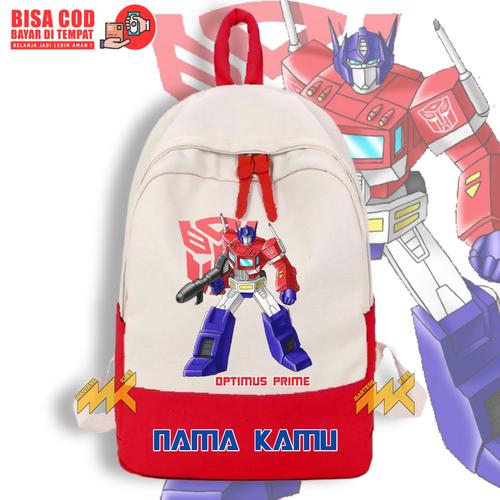 Jual Tas Anak TK SD Optimus Prime Transformers Ransel Anak Transformers ...