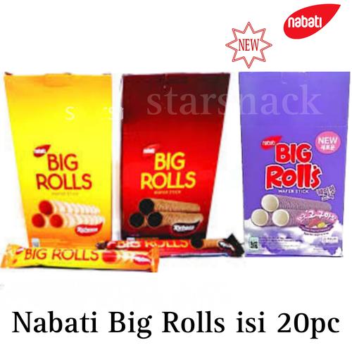 Jual Nabati Big Rolls wafer stick isi 20biji / kotak - Korean Goguma - Kota Surabaya - STARSNACK ...