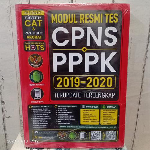 Jual ASLI BUKU MODUL RESMI TES CPNS + PPPK SISTEM CAT SOAL BERSTANDAR ...