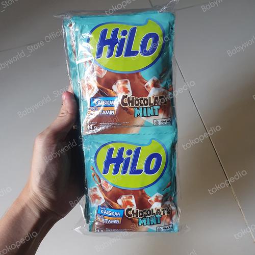 Jual Hilo minuman susu bubuk rasa CHOCOLATE MINT ( isi 10 sachets ...