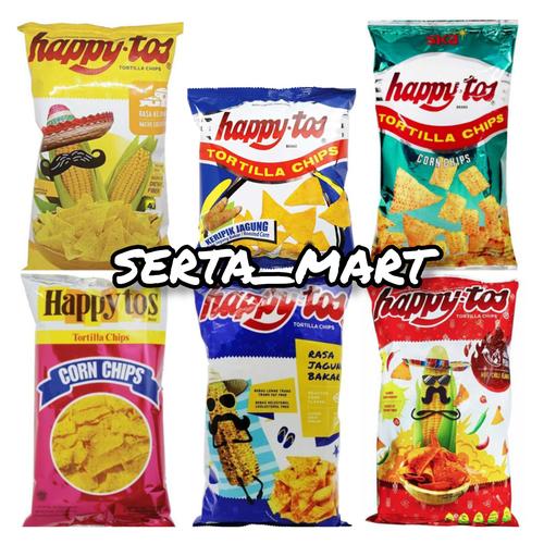 Jual Happytos Snack Tortilla Chips 140gr - Happy Tos Jagung Bakar ...