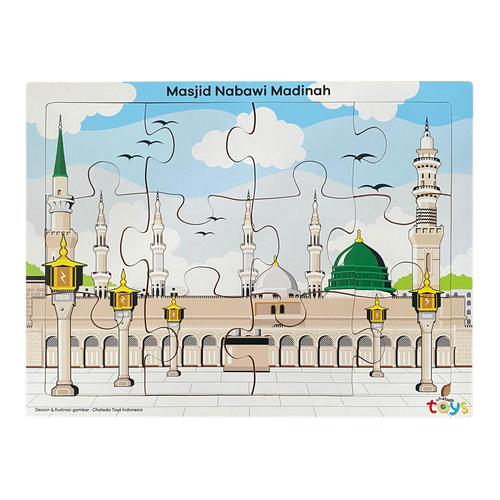 Jual Puzzle Masjid Nabawi Madinah mainan Edukasi Chateda Toys! - Kota ...