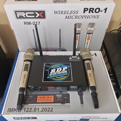 Jual MICROPHONE WIRELESS RCX RM-217/PRO 1 - Kab. Klaten - RDP ...