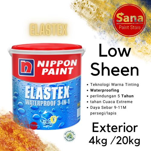 Jual CAT NIPPON ELASTEX 20KG / ABU DAN WARNA - CUSTOM - Kota Bekasi ...