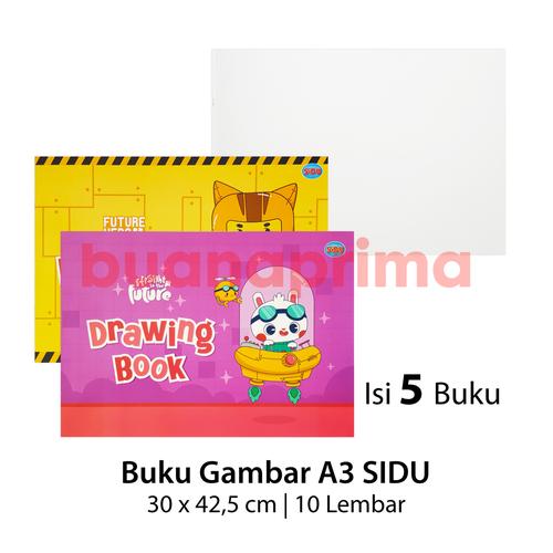Jual Buku Gambar Sidu A3 per 5 Buku Drawing Book Sketsa - Kota Medan ...