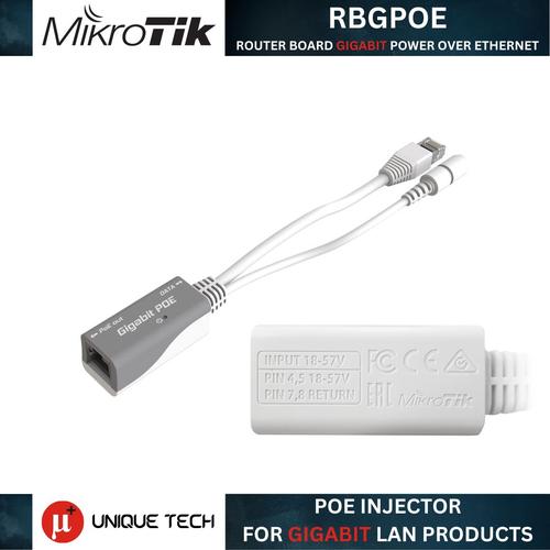 Jual RBGPOE MIKROTIK ORIGINAL PASSIVE POE INJECTOR GIGABIT INJECTOR ...