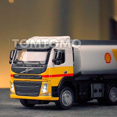 Promo Oil Fuel Truck Shell Trailer Diecast Miniatur Truk Tanki BBM ...