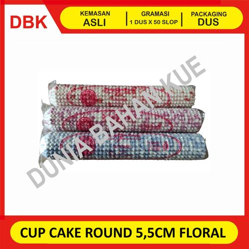 Jual KERTAS ALAS CUP CAKE ROUND 5,5 CM 1 DUS 50 SLOP - CUP CAKE PAPER ...