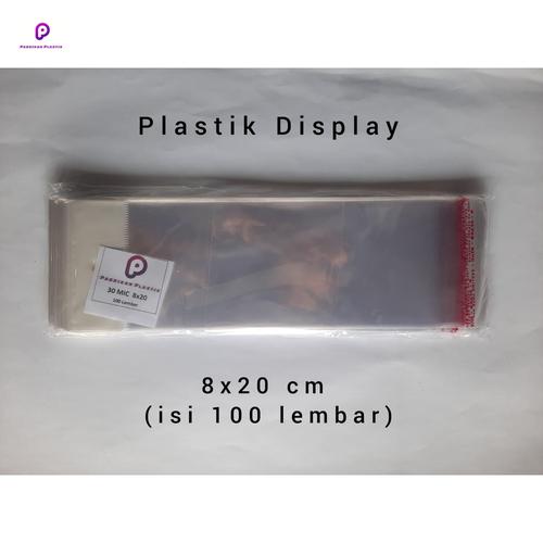 Jual Plastik Display 8x20 cm / Plastik Opp Gantung isi 100 LEMBAR - Kab ...