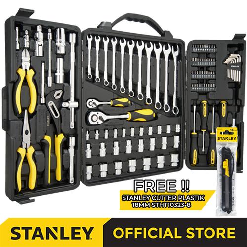 Promo Stanley Hand Tool Multi Set / Alat Perkakas Set 110pcs STMT81243 ...