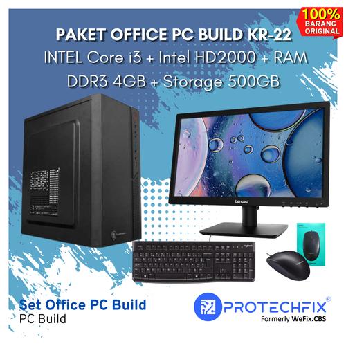 Jual Set Komputer Rakitan Office PC|Core i3|HD2000|8GB|KR-22 - SSD ...