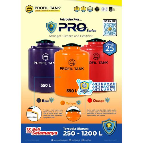 Jual Tandon Air PROFIL TANK TDA PRO 250L 550L 800L 1200L Anti Lumut ...