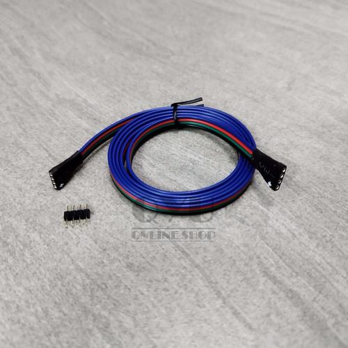 Jual Kabel Extender RGB 4 pin Female - Female / Male - 1 meter ...