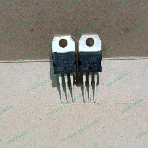 Jual 3744 transistor power amplifier tip41c tip 41 c tip41 41c st chn ...