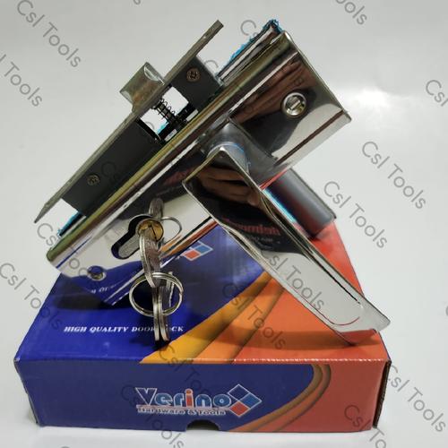 Jual Handle pintu Kecil Plat Verino / Kunci Pintu Plat Besi 1 Set ...