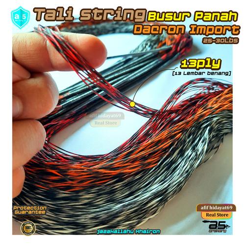 Jual Tali String Busur Panah Fiber EFG Horse Bow 35-50Lbs Flat Bow ...