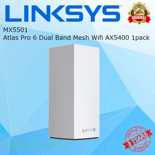 Jual Linksys Atlas Pro 6 MX5501 Dual-Band AX5400 Mesh WiFi 6 Router 1 ...