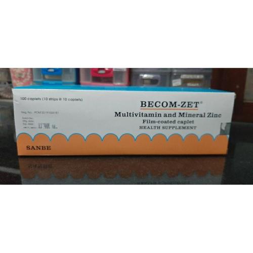 Jual SP261- ED Mei 2025 BECOM-ZET MULTIVITAMIN DAYA TAHAN TUBUH (HARGA ...